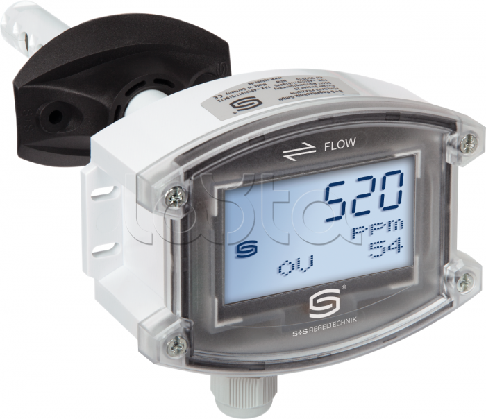 S+S Regeltechnik KLQ-CO2-MODBUS-LCD|Датчик качества воздуха канальный S ...