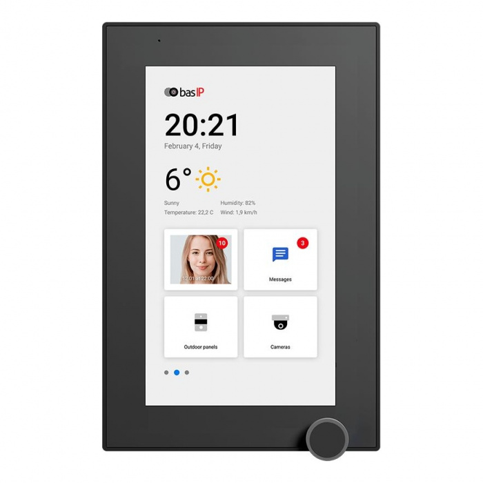 BAS-IP AZ-07L BLACK|IP-видеодомофон BAS-IP AZ-07L BLACK - купить, цена, описание, фото. Продажа ...