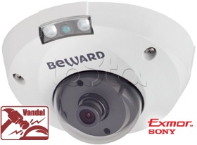 Beward B2710DMR (3,6 мм)|IP-камера видеонаблюдения уличная купольная ...