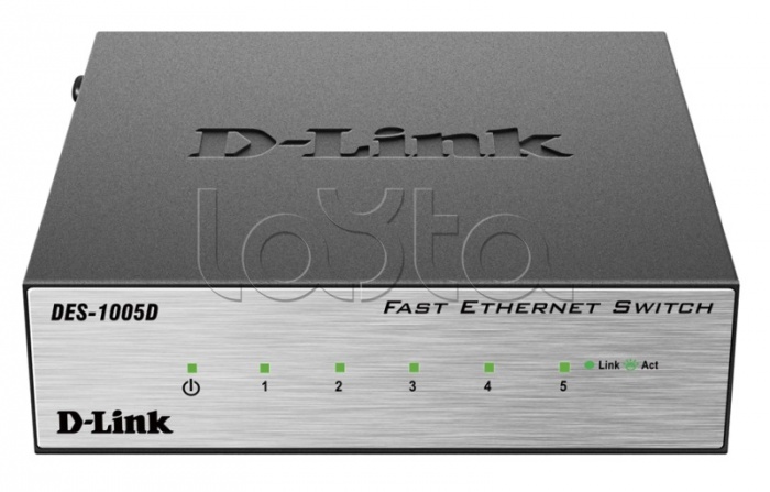 D-Link DES-1005D/O2B|Коммутатор 5-портовый D-Link DES-1005D/O2B ...