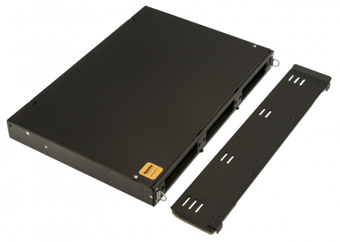 Hyperline FO-19V-1U-3xSLT-W130H30-24UN-BK|Бокс оптический 19 Hyperline ...