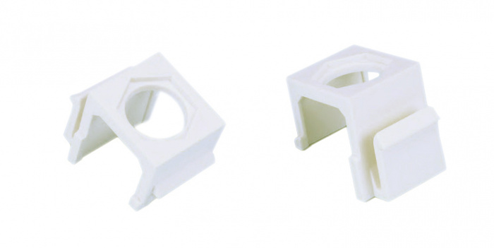 Hyperline (KJ1-COAX-WH)|Вставка формата Keystone Jack для коаксиальных разъемов, ROHS, белая ...