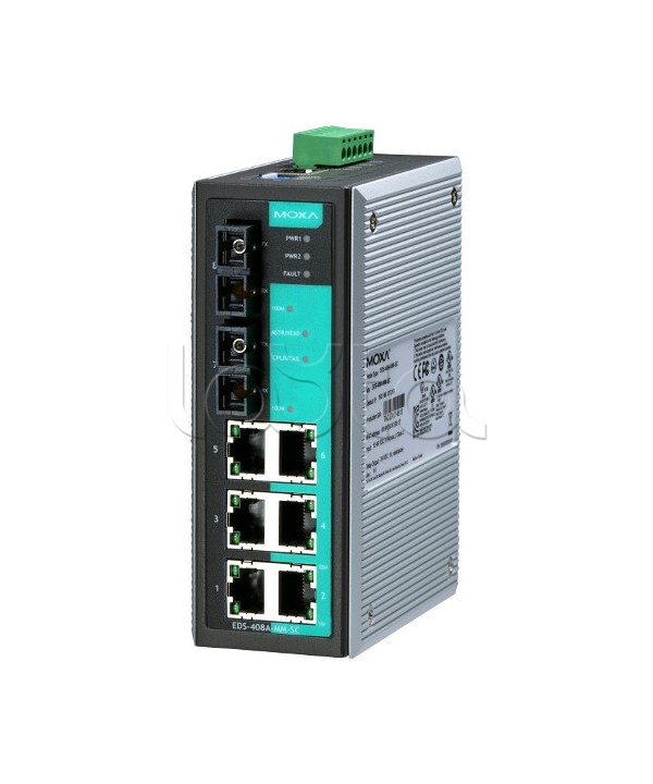 Moxa EDS-408A-MM-SC-T|Коммутатор управляемый промышленный 8-портовый ... Moxa EDS-408A-MM-SC-T|Коммутатор управляемый промышленный 8-портовый ...