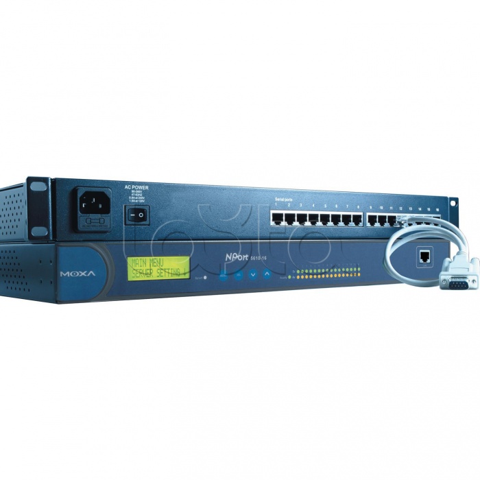 Moxa NPort 5610-16|Сервер 16-портовый RS-232 в Ethernet Moxa NPort 5610 ...