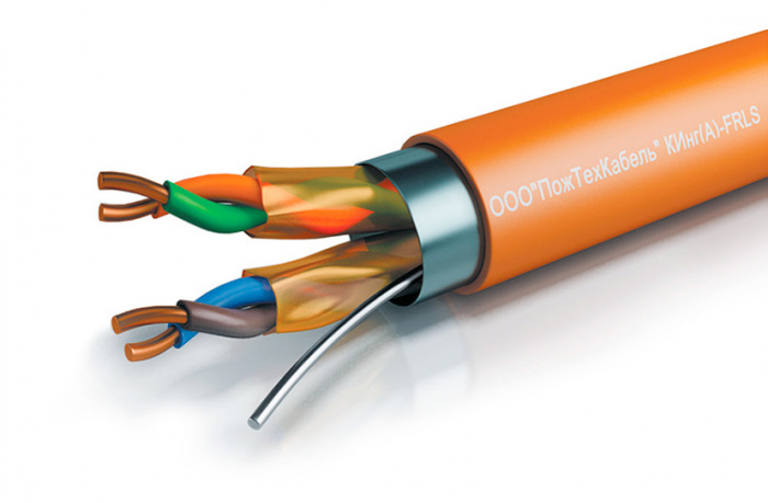 ПожТехКабель КИнг(А)-FRLS 1x2х0.64|Кабель интерфейсный огнестойкий с ...