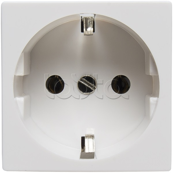 SPL Розетка электрическая 2К+З, с защитными шторками (белый) (200017 ...